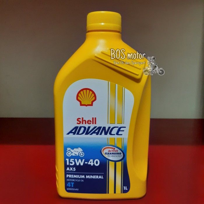 shell advance ax5 1Liter . Oli mesin motor shell advance ax5 1Liter ...
