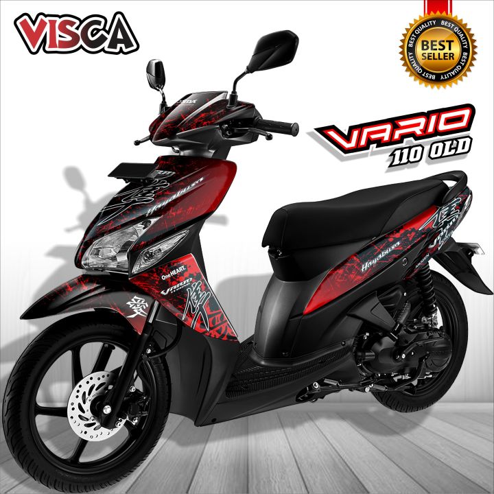 Decal Vario 110 Karbu Full Body Stiker Vario 110 Karbu Lama Striping ...