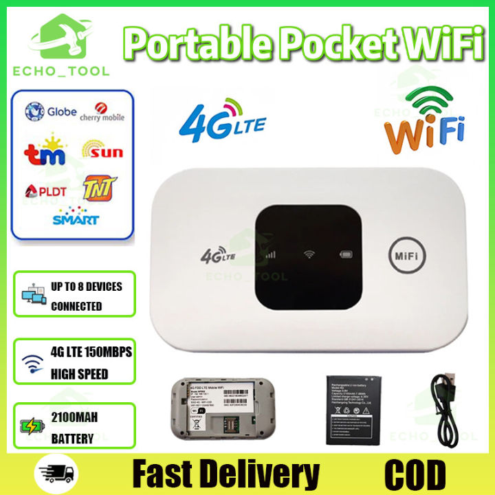 4G LTE Pocket WiFi Openline Hotspot Router Modem Universal Sim Card ...