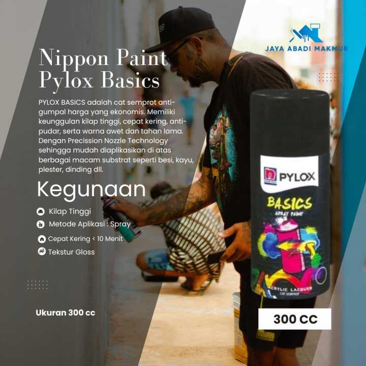 Nippon Paint Pylox Basics 300 cc / Cat Semprot | Lazada Indonesia