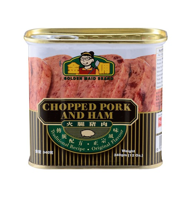 Golden Maid 金佣- Chopped Pork & Ham Luncheon Meat 火腿午餐肉 340g | Lazada