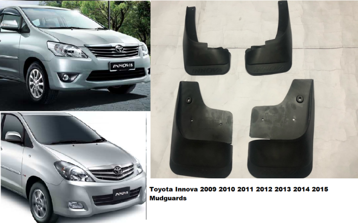 Toyota Innova 2009 2010 2011 2012 2013 2014 2015 Mudguard | Lazada PH