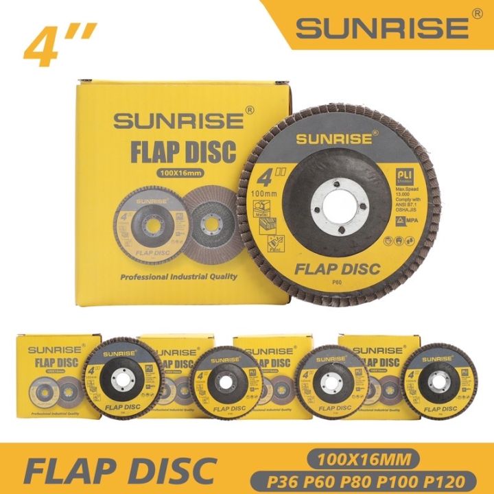 Original Sunrise Flap Disc Per box (10pcs) For Metal/Wood Paint 4 ...