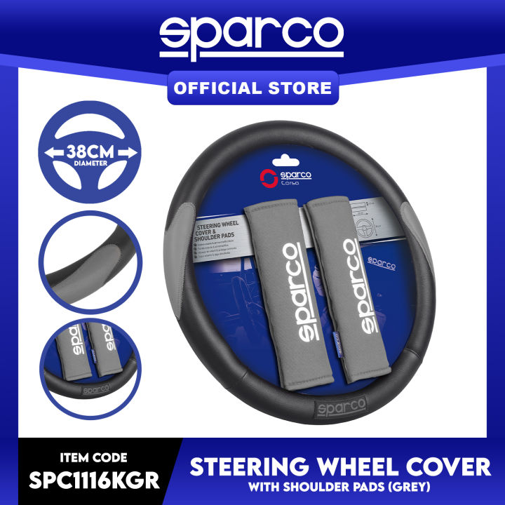 Sparco Steering Wheel Cover & Shoulder Pads SPC1116KGR for Toyota ...