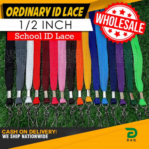 (100pcs) 1/2 Plain ID Lace {Business Work Card ID Lanyard For School ...