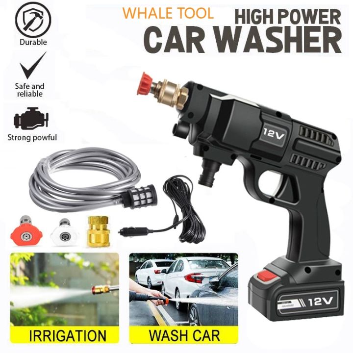 120w Wired Car Washing High Pressure Water Gun Lithium Battery ...