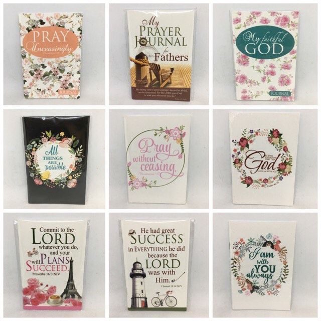 Mini Journal with Bible Verses for 50 | Lazada PH