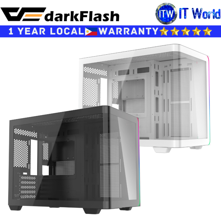 Itw | Darkflash Computer PC Case L285M M-ATX ARGB LED Strip Luxury ...