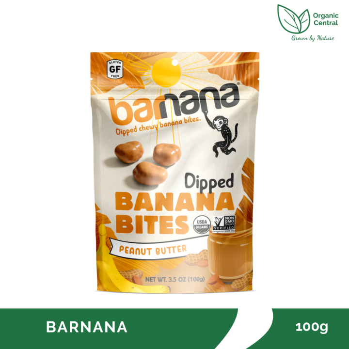 Barnana Organic Chewy Peanut Butter Banana Bites 100g | Lazada PH