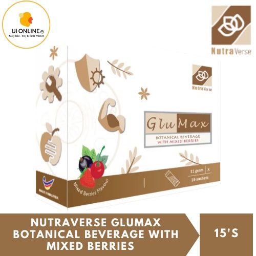 GLUMAX BOTANICAL BEVERAGE WITH MIXED BERRIES 11G x 15 SACHETS | Lazada