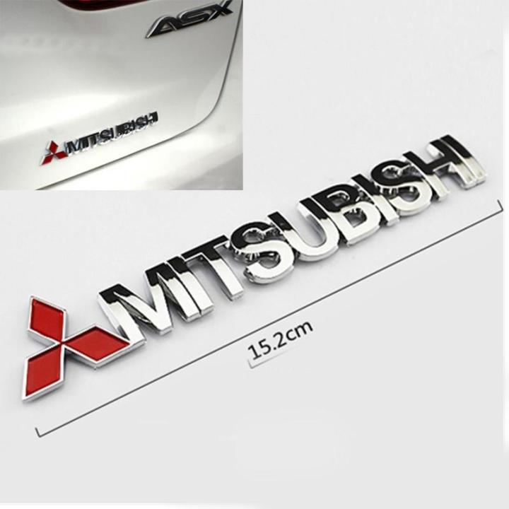 car Sticker For Mitsubishi Stick-On Emblem Decal Badge Sticker | Lazada