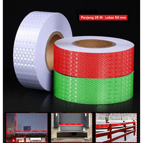 STICKER REFLEKTOR MOBIL TRUK PEMANTUL 5 METER | Lazada Indonesia