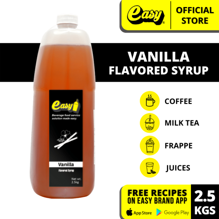 Easy Brand Vanilla Syrup 2.5kg | Lazada PH