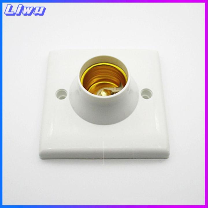 LIWU Ceiling Light Plastic Shell LED Fixing Adapter Bulb Base E27 Lamp ...