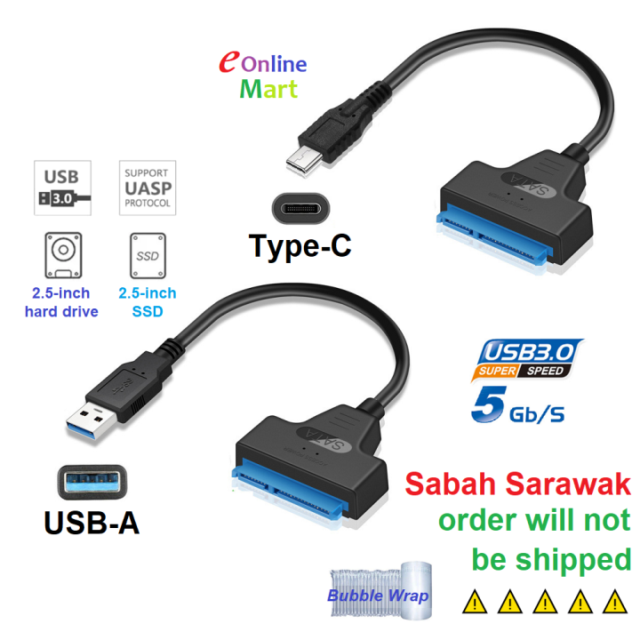 USB 3.0 to SATA Converter Cable USB to SATA HDD SSD Converter SATA to ...