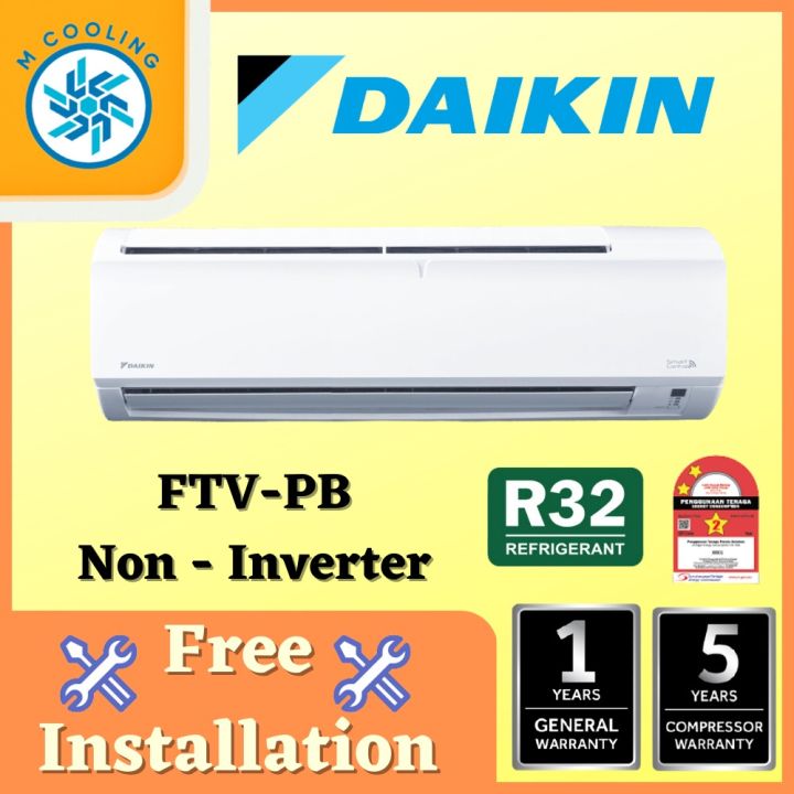 [free Installation] Daikin Aircond R32 1 0hp 3 0hp Ftv Pb Series