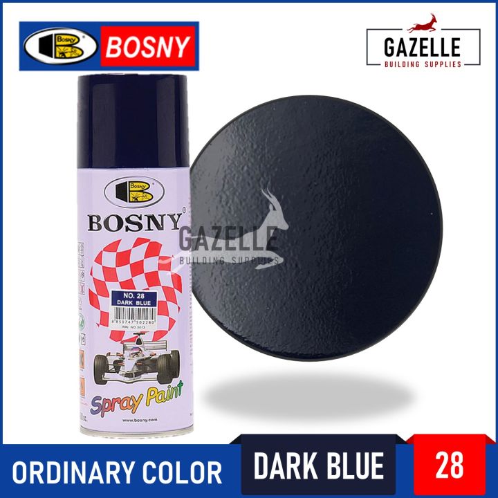 Bosny Acrylic Spray Paint - #28 Dark Blue | Lazada PH