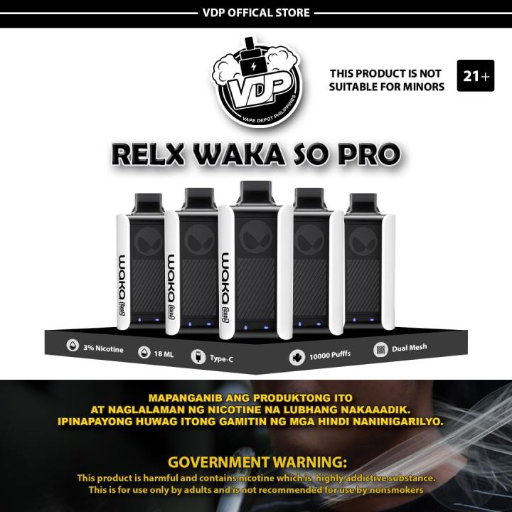 RELX Waka So Pro 10000 Vape Depot Philippines | Lazada PH