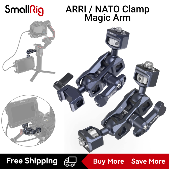 SmallRig 360 Degree Rotation Articulating Magic Arm with NATO Clamp ...