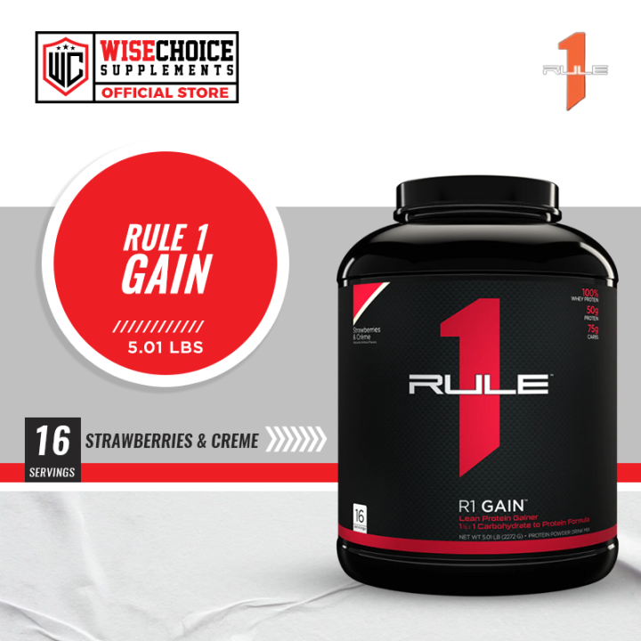 Rule 1 R1 Clean Gainer 5lbs | Lazada PH