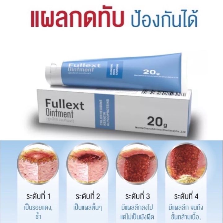 (วันหมดอายุ 30/06/25) Fullext Ointment 20 g ทาแผลเบาหวาน แผลกดทับ แผล ...