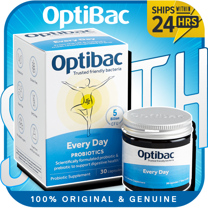 GENUINE Optibac Probiotics Every Day l Every Day Extra - Digestive ...