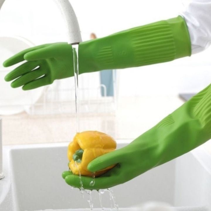 DGFDF Silicone Dày Không thấm nước Rửa chén Nhà bếp Có thể lặp lại Găng ...