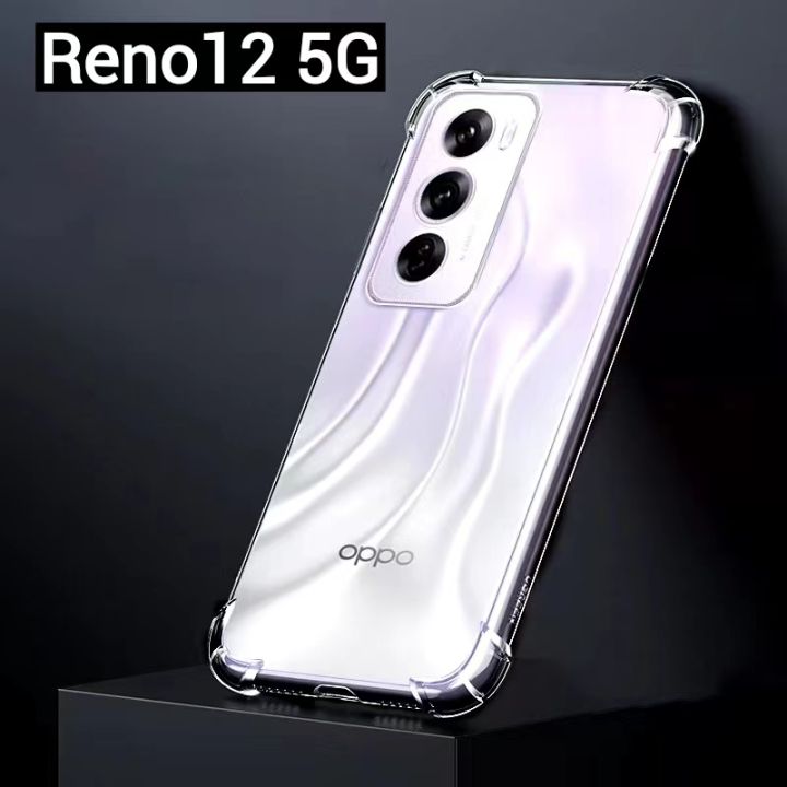Reno 12 5Gตรงรุ่น(พร้อมส่งในไทย)เคสTPUใสกันกระแทกแบบคลุมกล้องOPPO ...