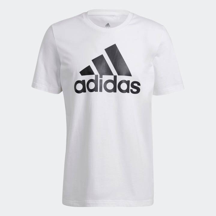 adidas Lifestyle Essentials Big Logo Tee Men White GK9121 | Lazada PH