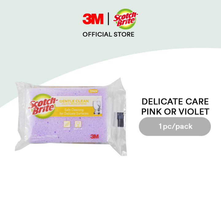 3M™ Scotch™ Brite Delicate Care Multi Purpose Sponge Trial 1pc | Lazada PH