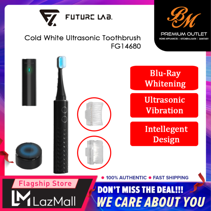 Future Lab FG14680 Cold White Ultrasonic Toothbrush | Lazada