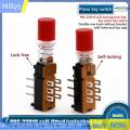 Millys 10 Pcs Button Piano Key Switch 6-Pin Linkage With Without Lock ...