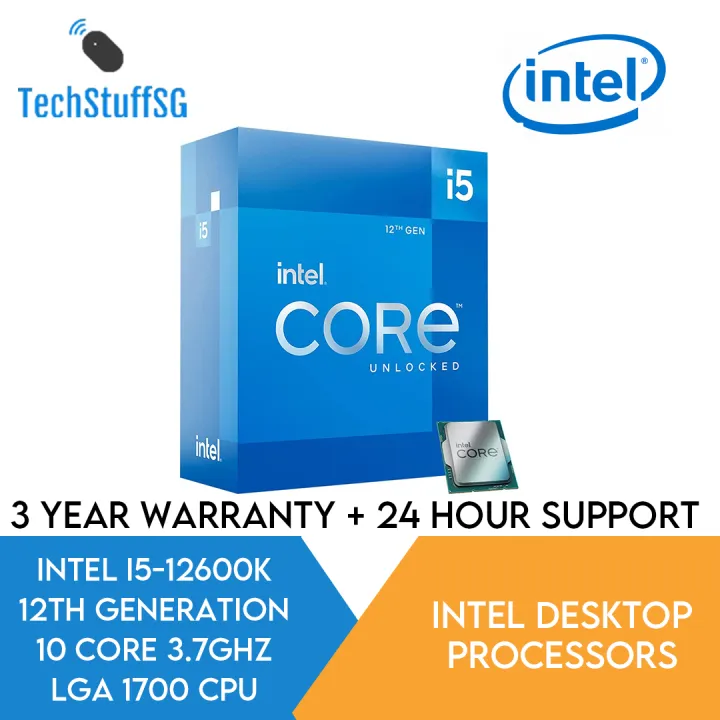 Intel Core i5-12600K 3.7 GHz LGA 1700 125W Intel UHD Desktop CPU ...