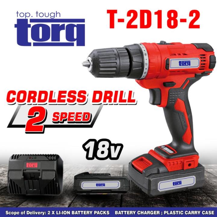 TORQ Cordless drill 2D18-2 18v | Lazada PH