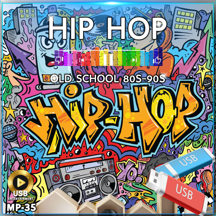USB Flash Drive 120 Hits Old School Hip-Hop 80s-90s MP-35 Collection ...