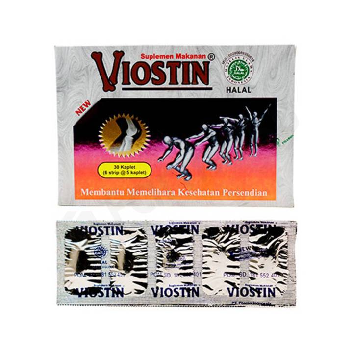 Viostin Strip Suplemen Makanan Isi 5 Kaplet | Lazada Indonesia