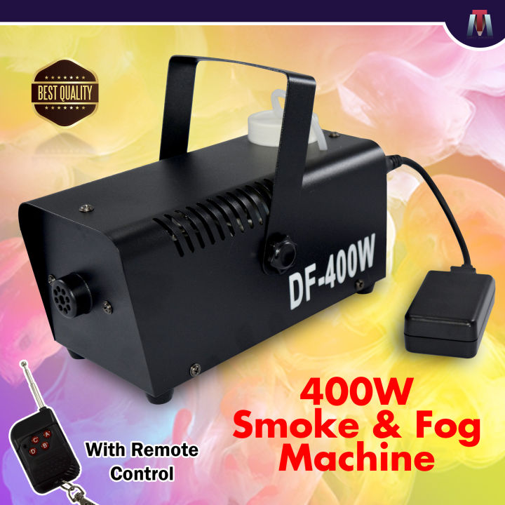 400 Watt Fog Smoke Machine with Remote Control for Party, DJ Bar, and ...