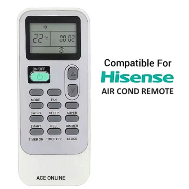 Hisense Air Conditioner Remote Control DG11J-01 | Lazada