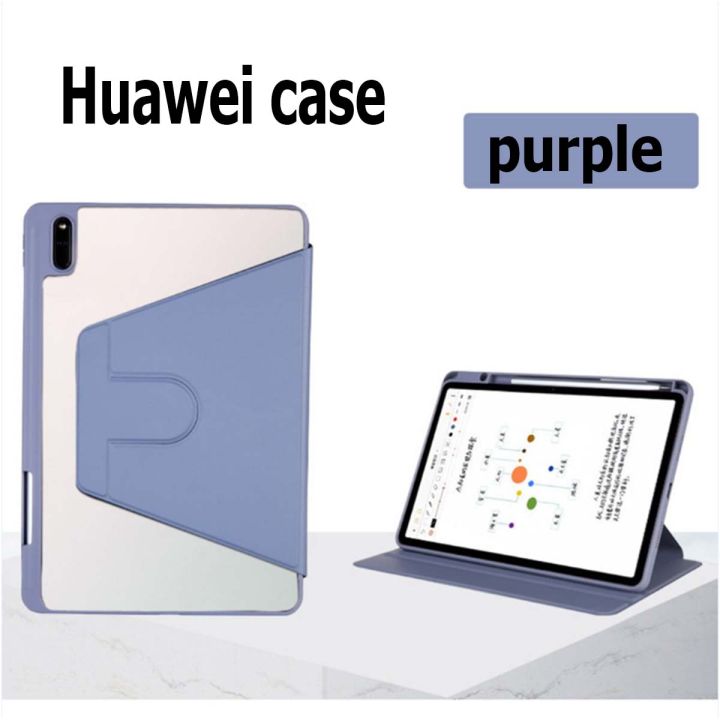 360 ° rotation Huawei MatePad acrylic case with built-in pen holder, suitable for Matepad pro11 ...