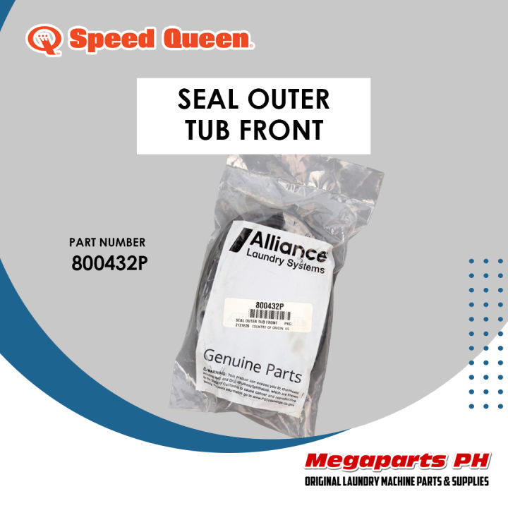 Speed Queen Seal Outer Tub Front (Genuine Parts) #800432P | Lazada PH