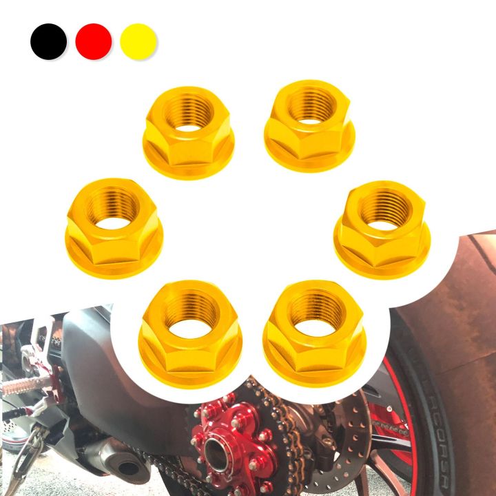 Motorcycle Rear Sprocket Cover Nuts M10*1.0 For Ducati Diavel 1200 1260 1260S X-Diavel 1262 ...