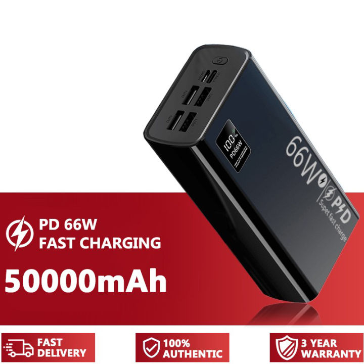 Maryr K7 High Quality 66W Super Fast Charger PowerBank 80000MAH heavy ...