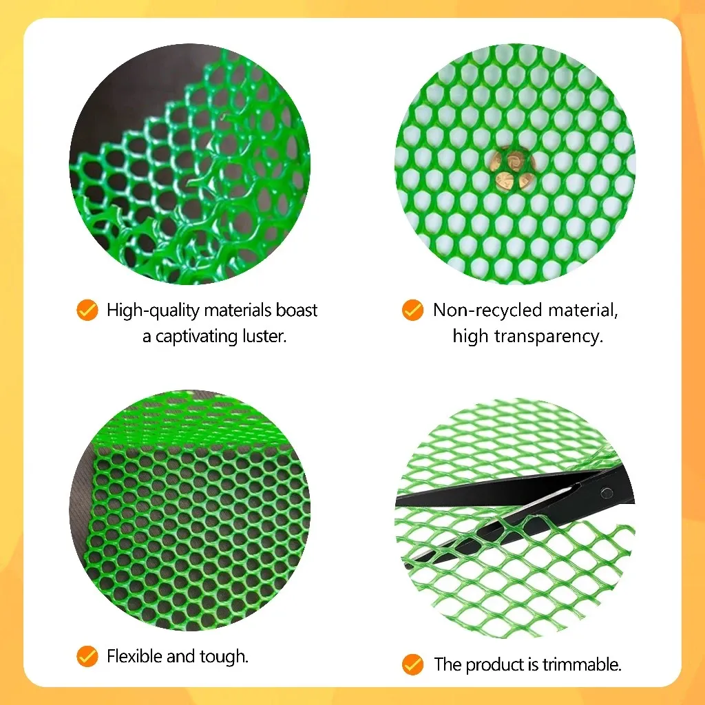 Armstrong Plastic Net Screen Fencing Mesh for Garden Fences, Porch ...