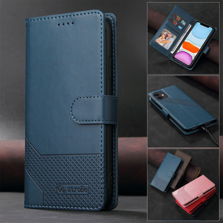 Leather Case For IPhone 15 14 13 12 Mini 11 Pro Xs Max XR I8 I7 I6S ...