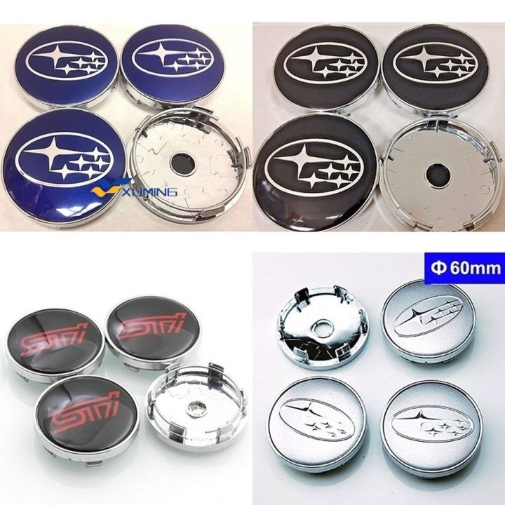 BRAND NEW 4pcs x 60mm Converted Car Wheel Center Hub Caps Covers for ...
