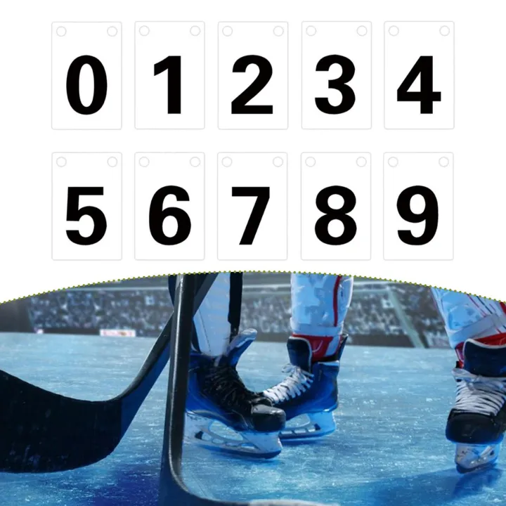 FeLike Score Keeper Numbers 0-9 Scoreboard for Sports Record Counting ...