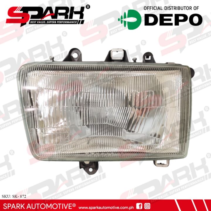 Toyota Hilux Surf Toyota 4Runner RN130 1989 - 1997 DEPO Head Lamp Head ...