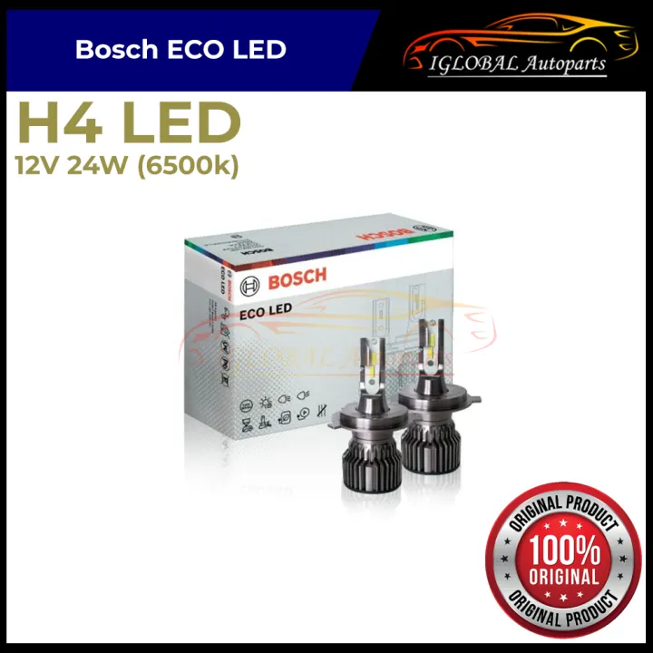 Bosch ECO LED Twin 12V H4 / H7 Headlamp Spotlight Headlight Bulb | Lazada