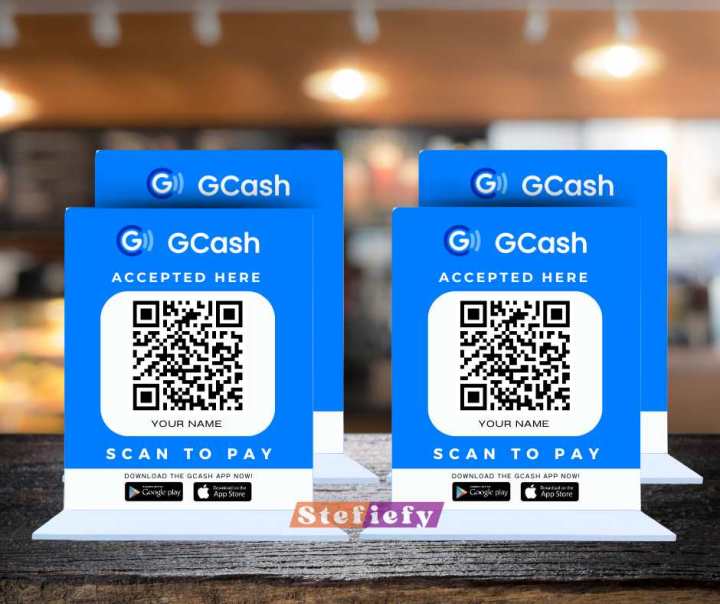 Gcash QR Code Sintra Board Standee | 1pc Sintra Board | Scan to Pay ...