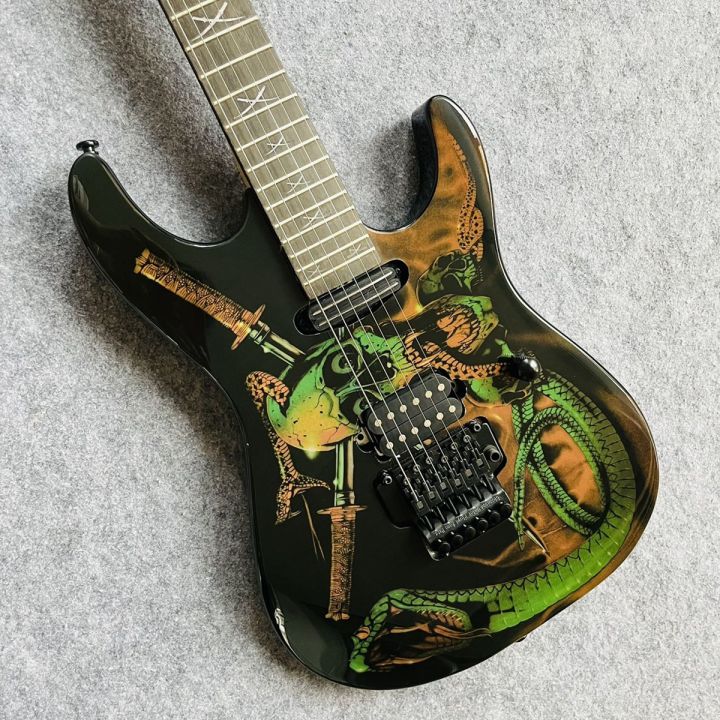 ESP George Lynch Skulls & Snakes Signature Electric Guitar Professional ...